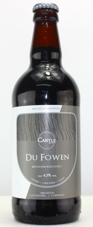 Castle Brewery Du Fowen Smoked Stout - 500ml (ABV 4.5%) only £5.50