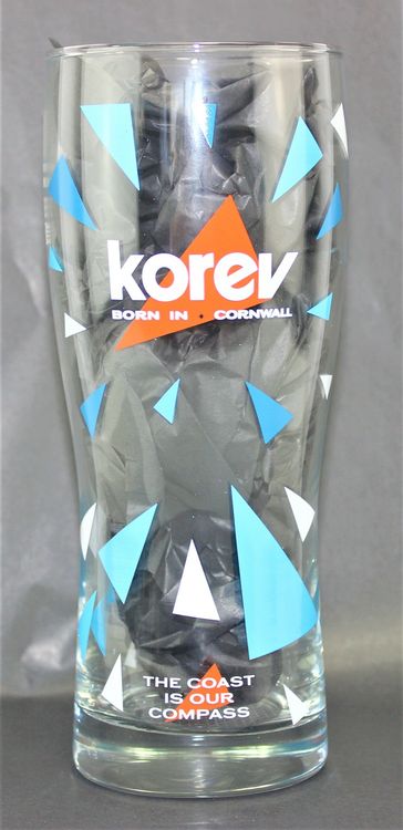 St Austell Brewery Korev Branded Pint Glass only £8.99